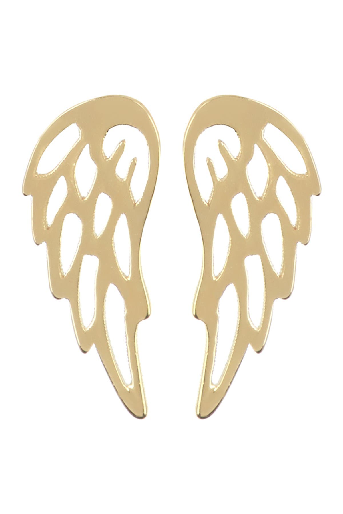 KARAT RUSH 14K Yellow Gold Wing Stud Earrings | Nordstromrack