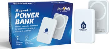 PURSONIC Magnetic Wireless Power Bank Portable, Powerful, Effortless ...