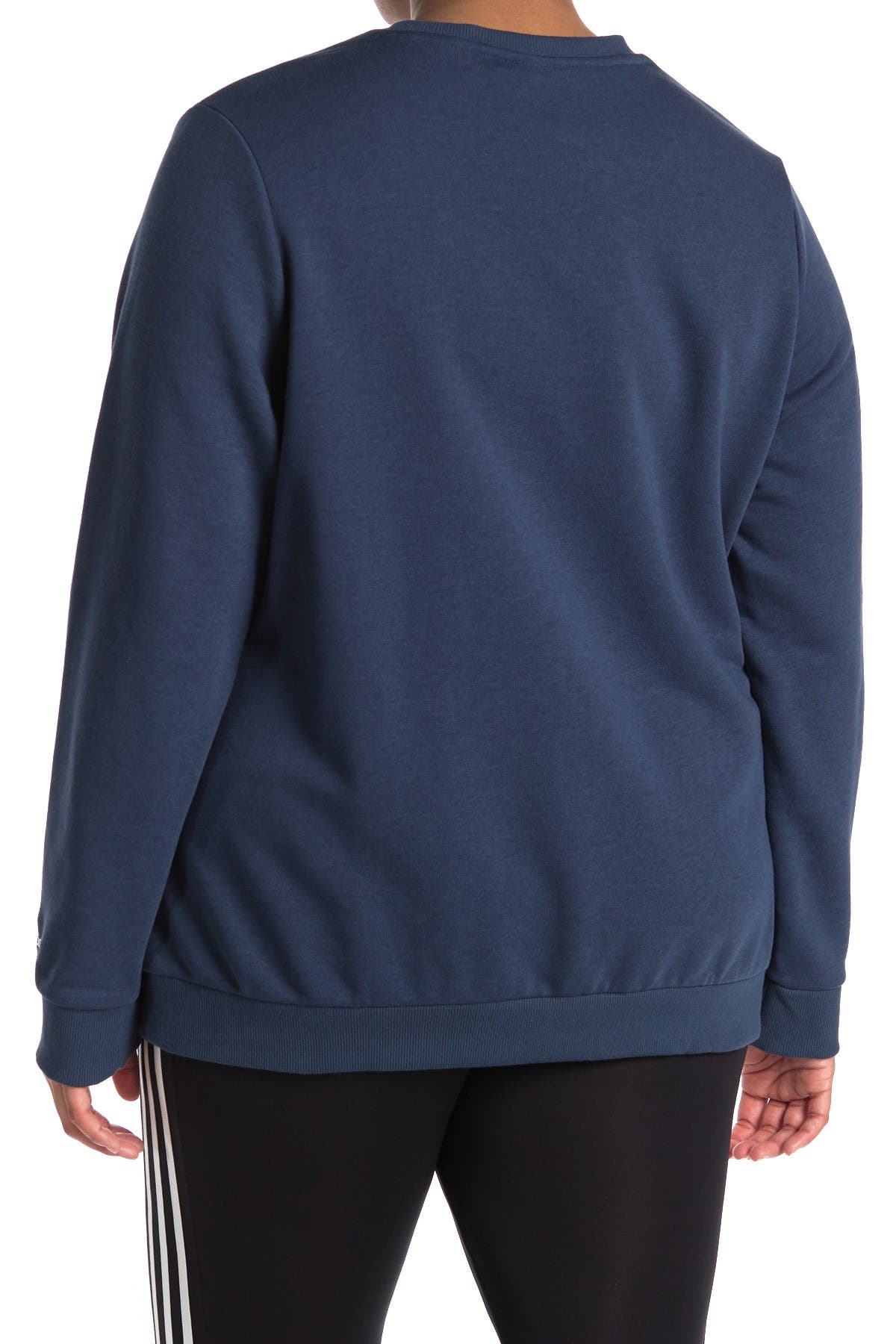 adidas Linear Logo Crew Neck Pullover | Nordstromrack