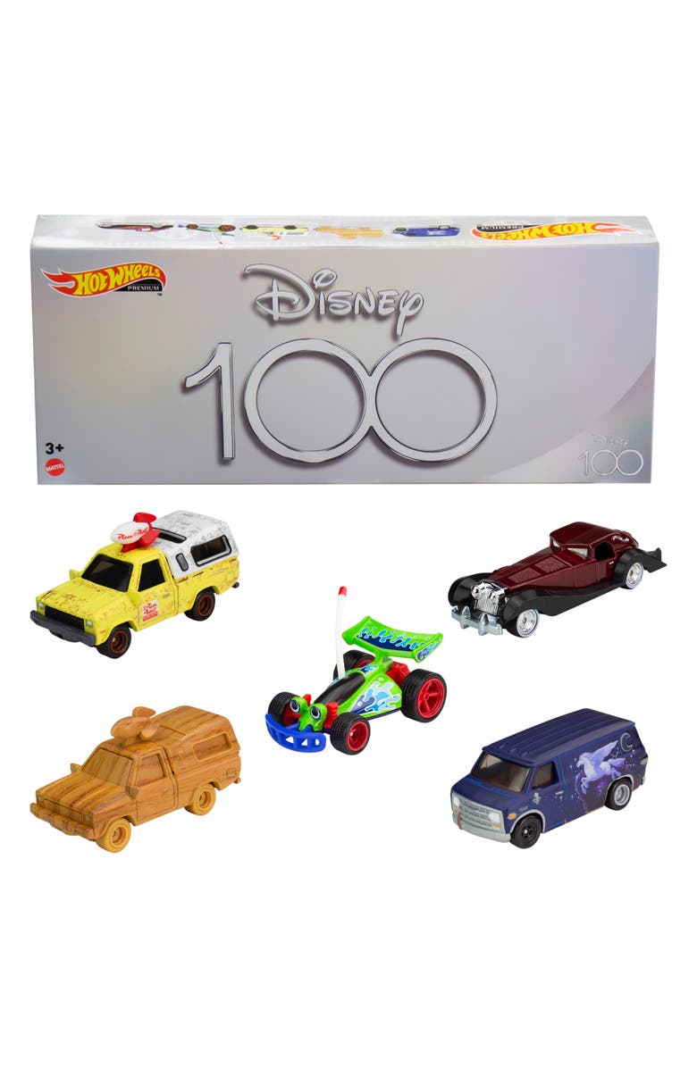 Mattel Hot Wheels® Premium Disney 100 5-Piece Toy Car Bundle ...