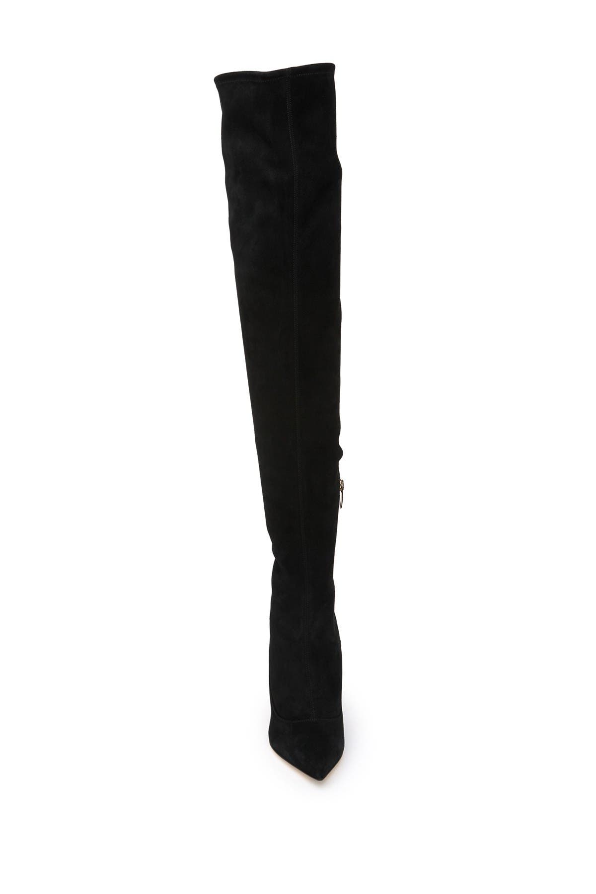 Sergio Rossi Thigh High Pointed Toe Stiletto Boot | Nordstromrack