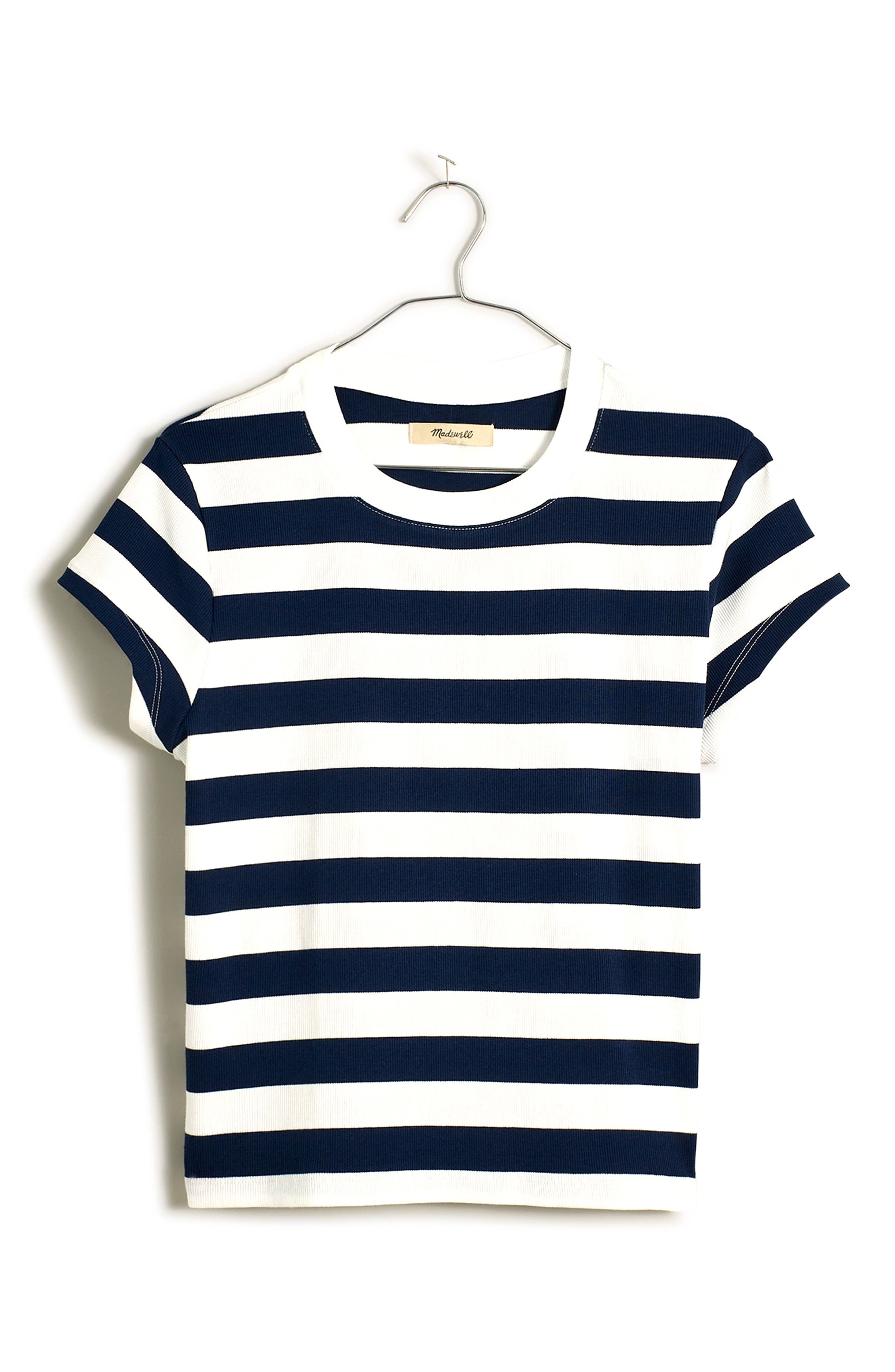Madewell Brightside Stripe Shrunken T-Shirt | Nordstromrack