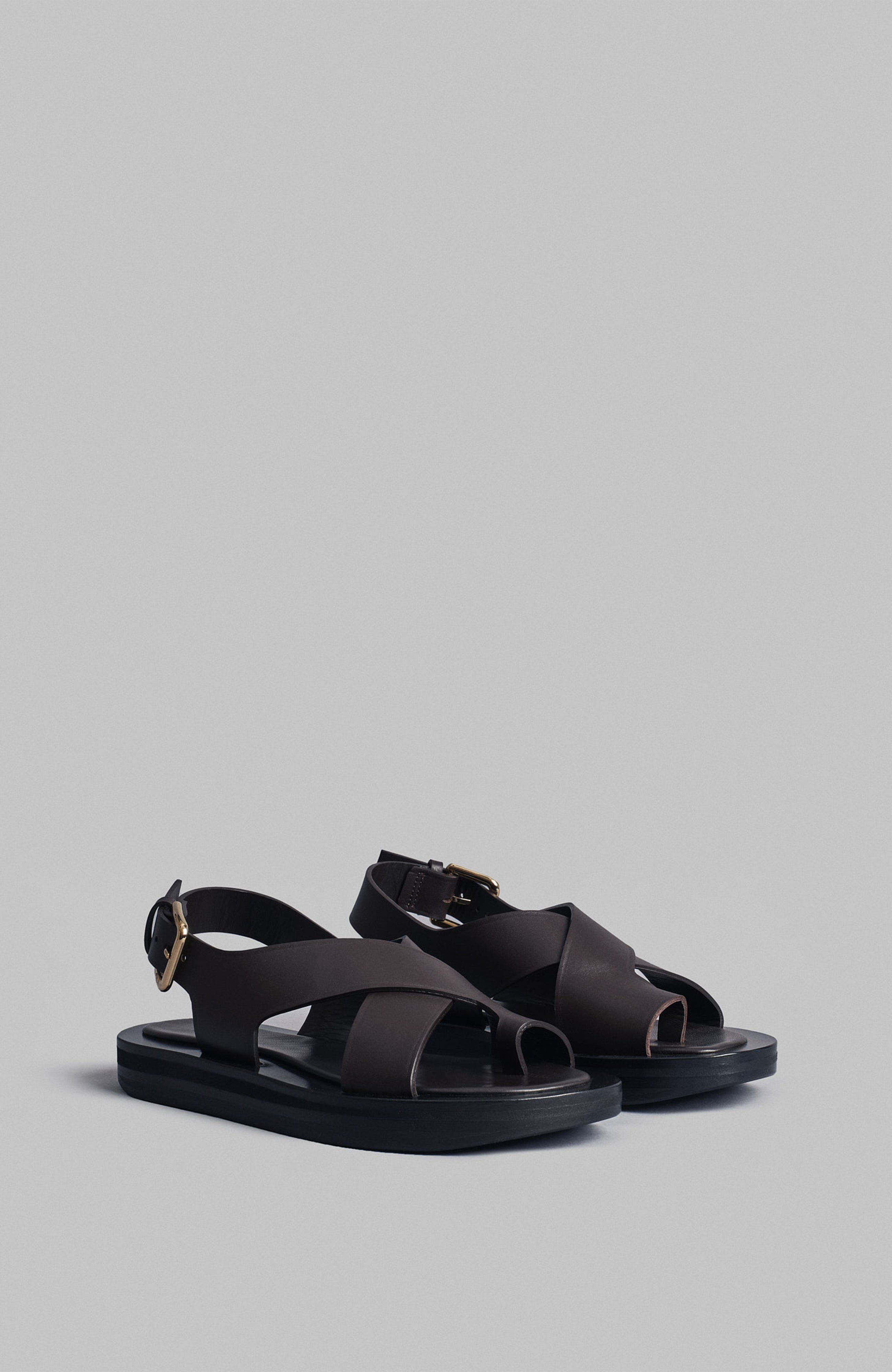 CO Leather Wrap Toe Sandal | Nordstrom