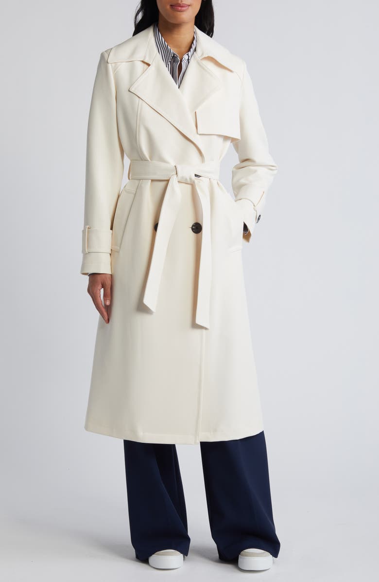Sam Edelman Double Breasted Belted Trench Coat | Nordstrom
