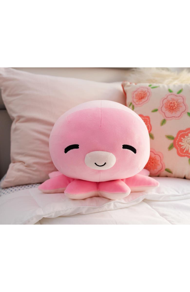 Toynk MochiOshis 12-Inch Character Plush Toy Animal Pink Octopus ...