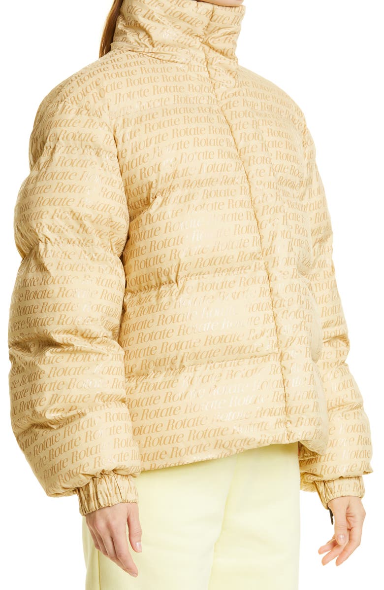 ROTATE Tina Puffer Jacket with Mittens | Nordstrom
