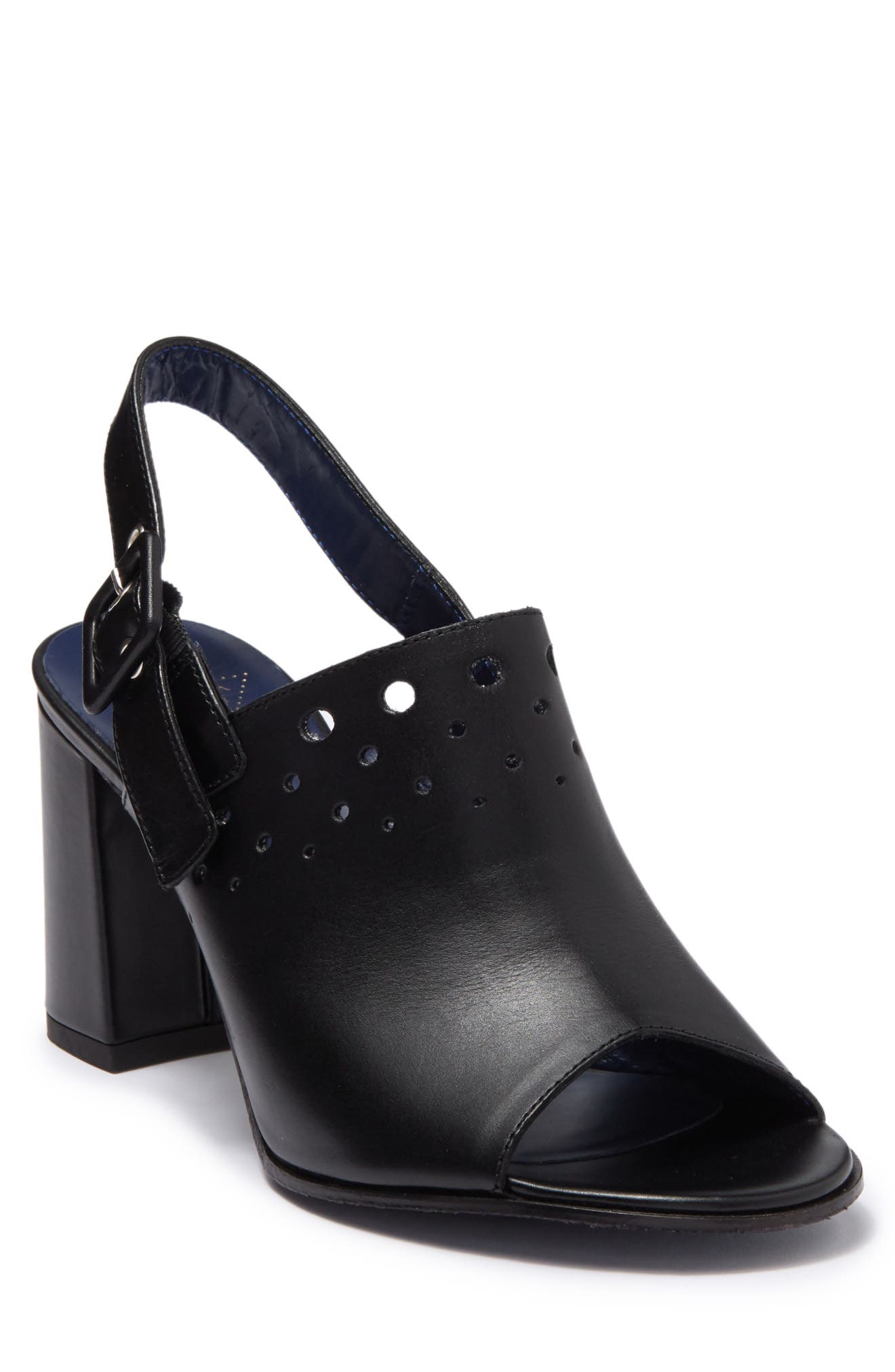 Valentina Rangoni Carmine Block Heel Peep Toe Mule | Nordstromrack