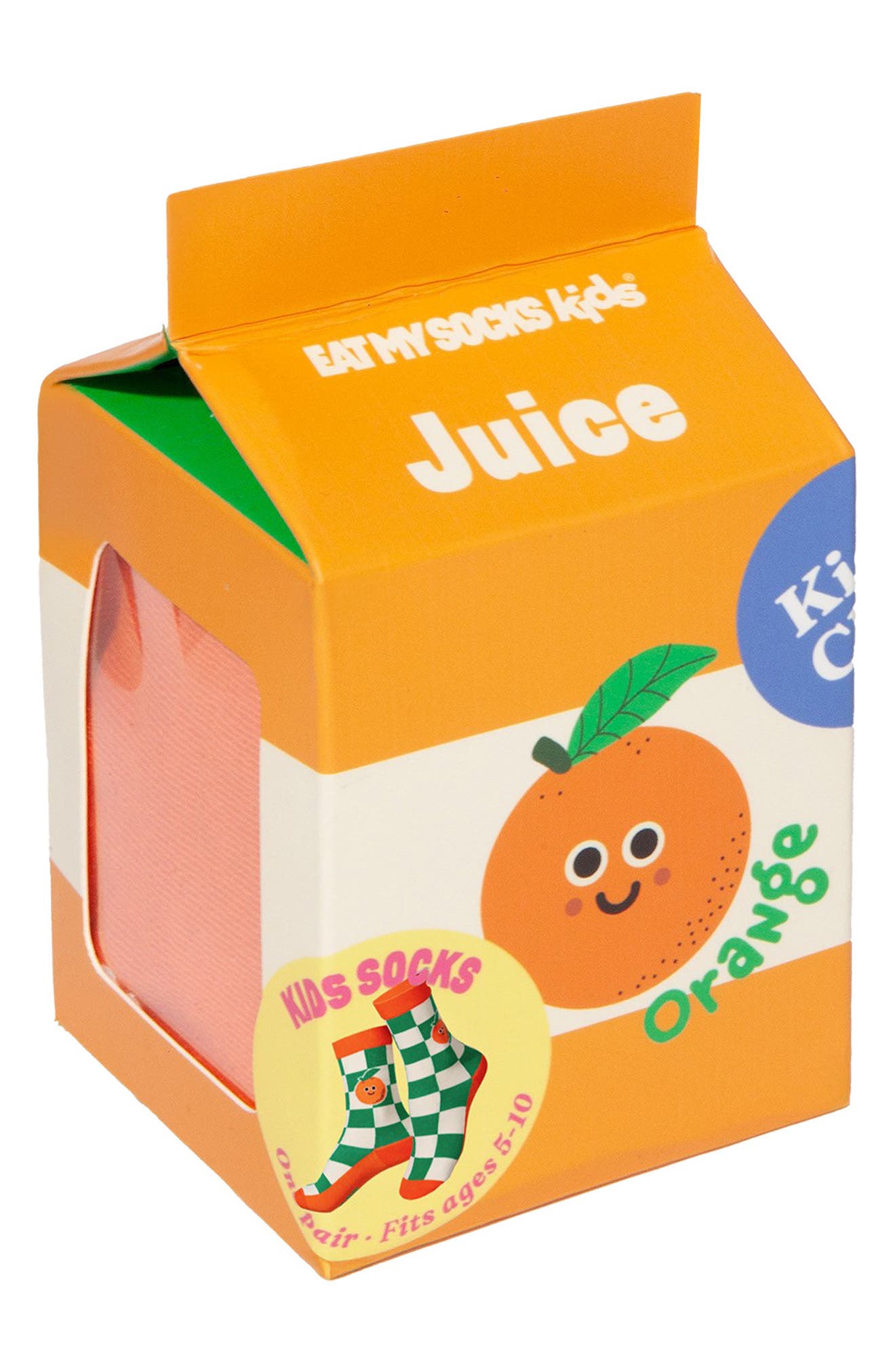 doiy Kids' Orange Juice 3D Crew Socks | Nordstromrack