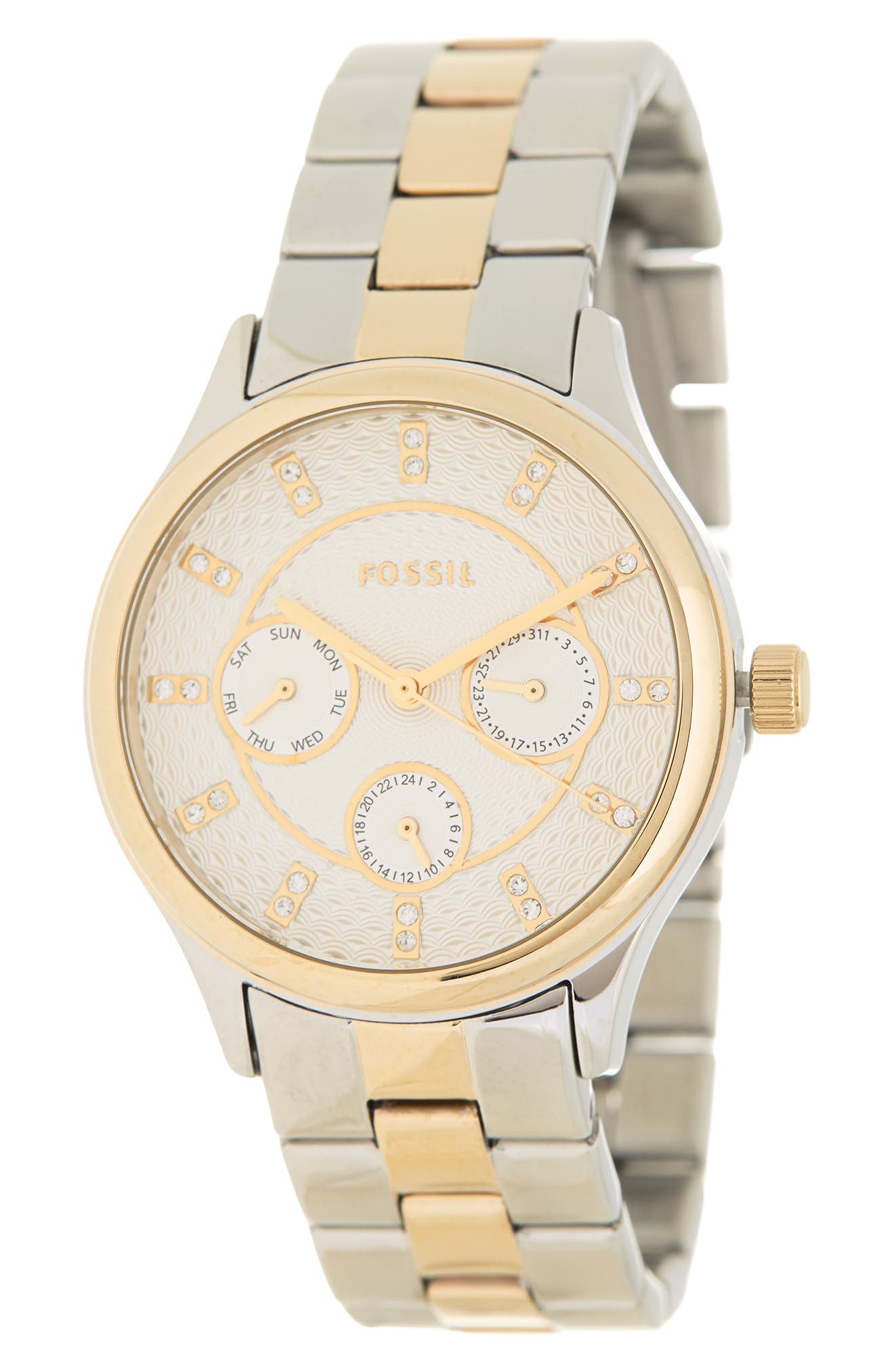 Fossil Women's Two Tone Bracelet Watch | Nordstromrack