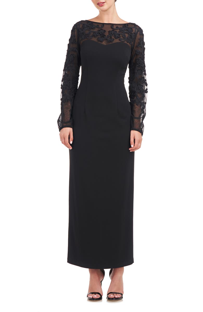 JS Collections Sammi Soutache Long Sleeve Cocktail Dress | Nordstromrack