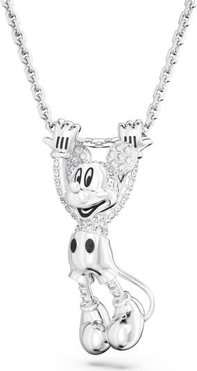Swarovski x Disney 100 Mickey Mouse Crystal Pendant Necklace | Nordstrom