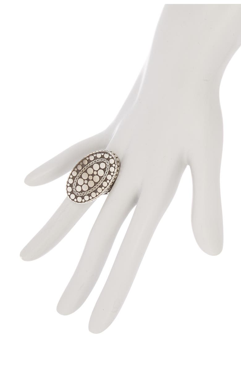 John Hardy Oval Dotted Sterling Silver Ring - Size 7 | Nordstromrack
