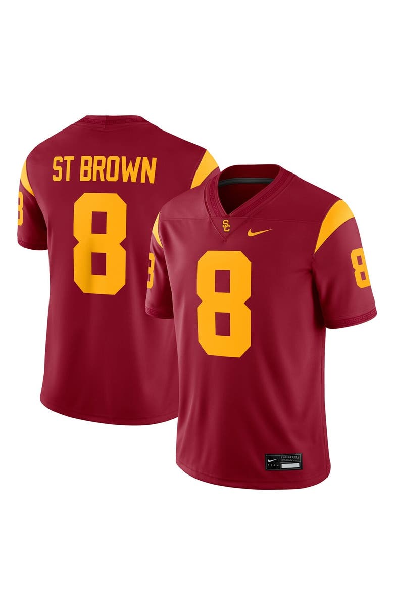 Nike Men's Nike Amon-Ra St. Brown Cardinal USC Trojans Player Game ...