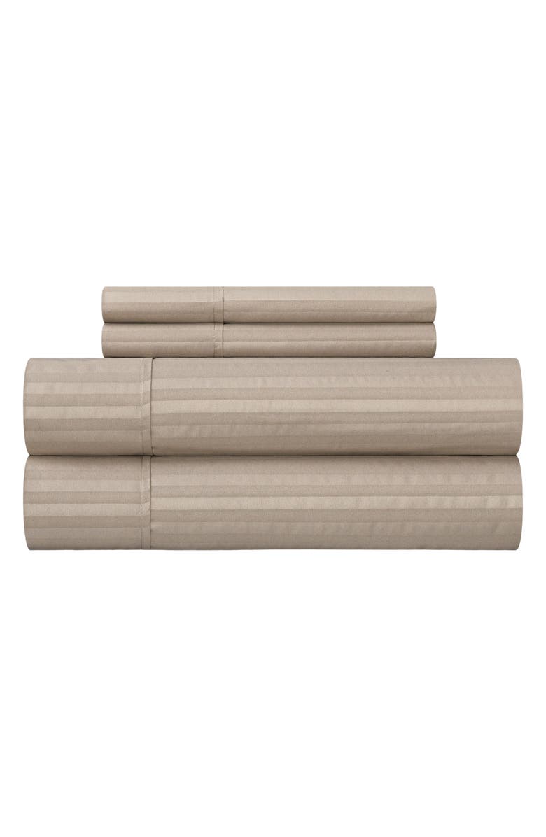 CHIC Sarina Solid with Stripe Sheet Set - Queen | Nordstromrack