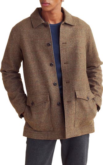 Billy Reid Bennet Wool & Nylon Overcoat | Nordstrom