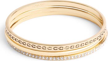COACH Assorted Set of 3 Bangles | Nordstrom