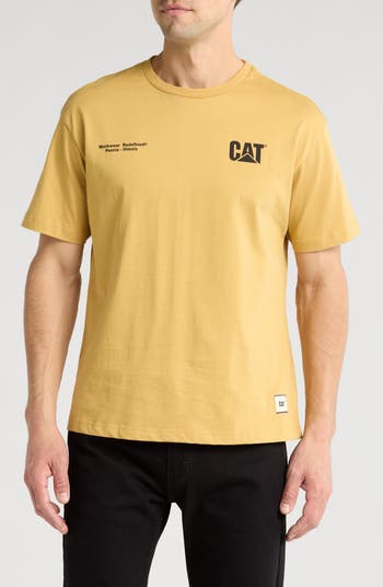 CAT WWR Small Logo Cotton Jersey T-Shirt | Nordstromrack