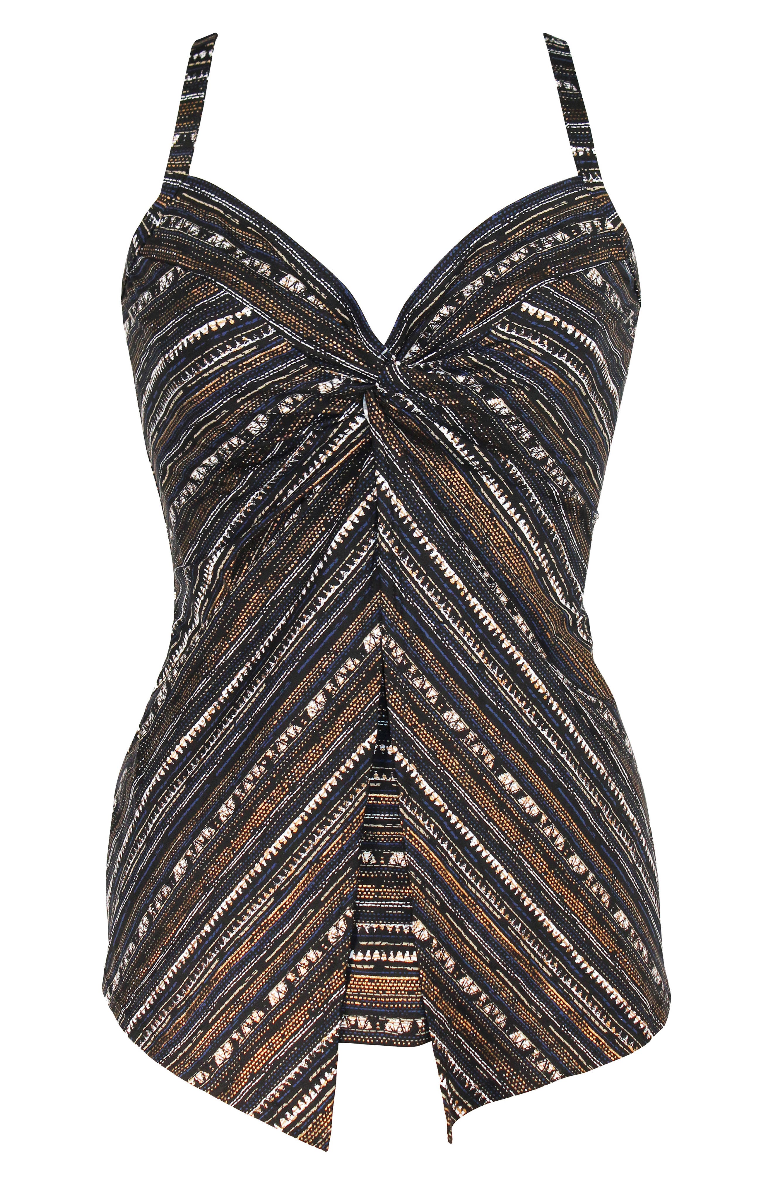 Miraclesuit® Cypher Love Knot Tankini Top | Nordstromrack