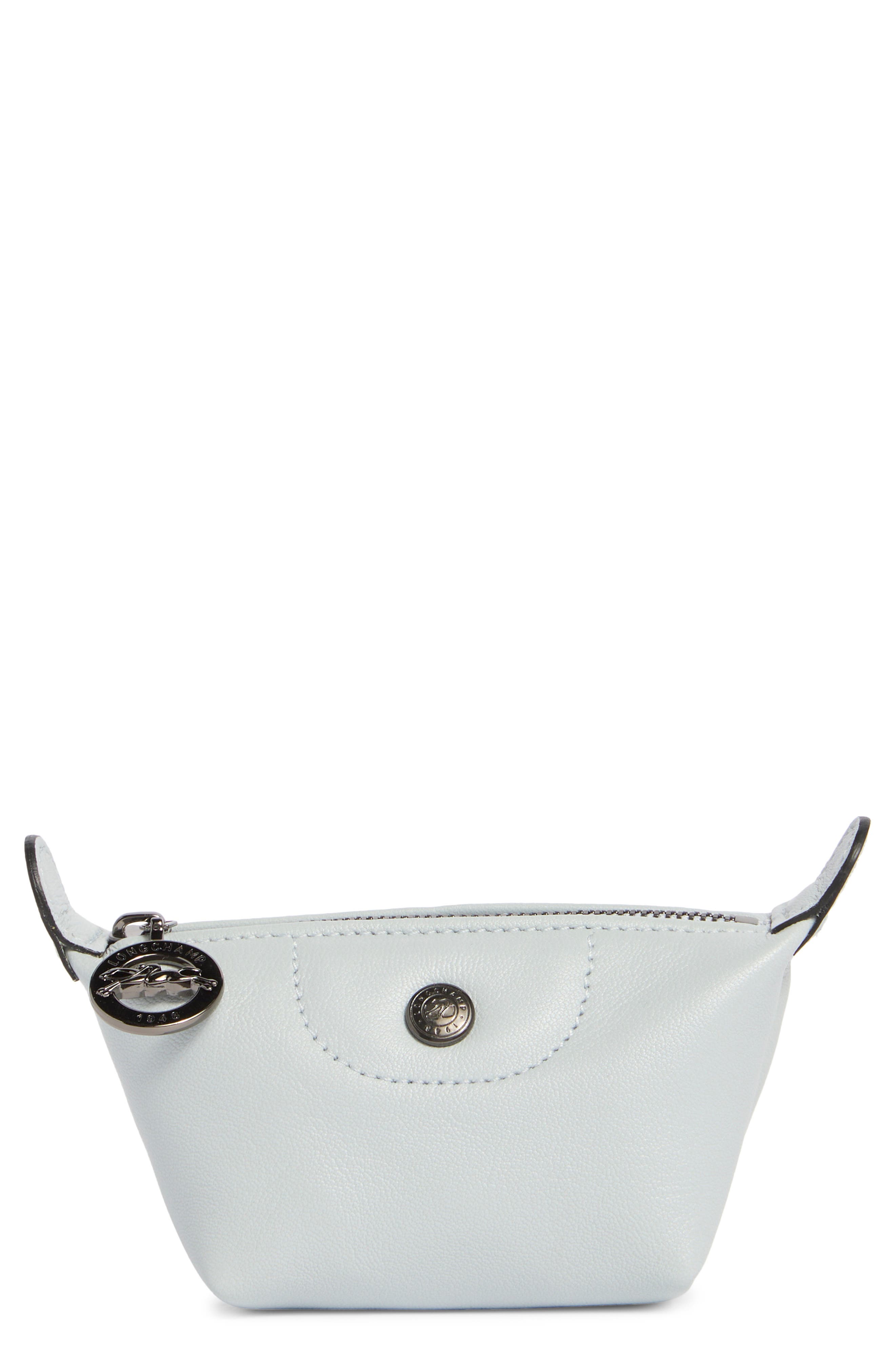 Longchamp Leather Zip Coin Purse | Nordstromrack