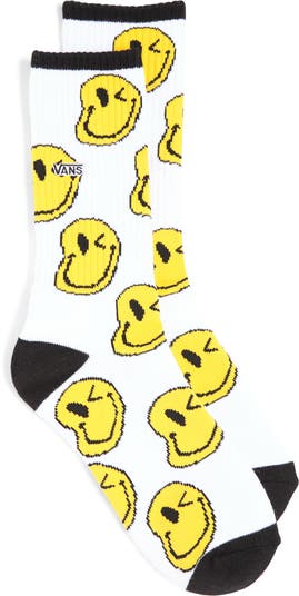 Vans Kids' Smiley Drip Crew Socks | Nordstrom