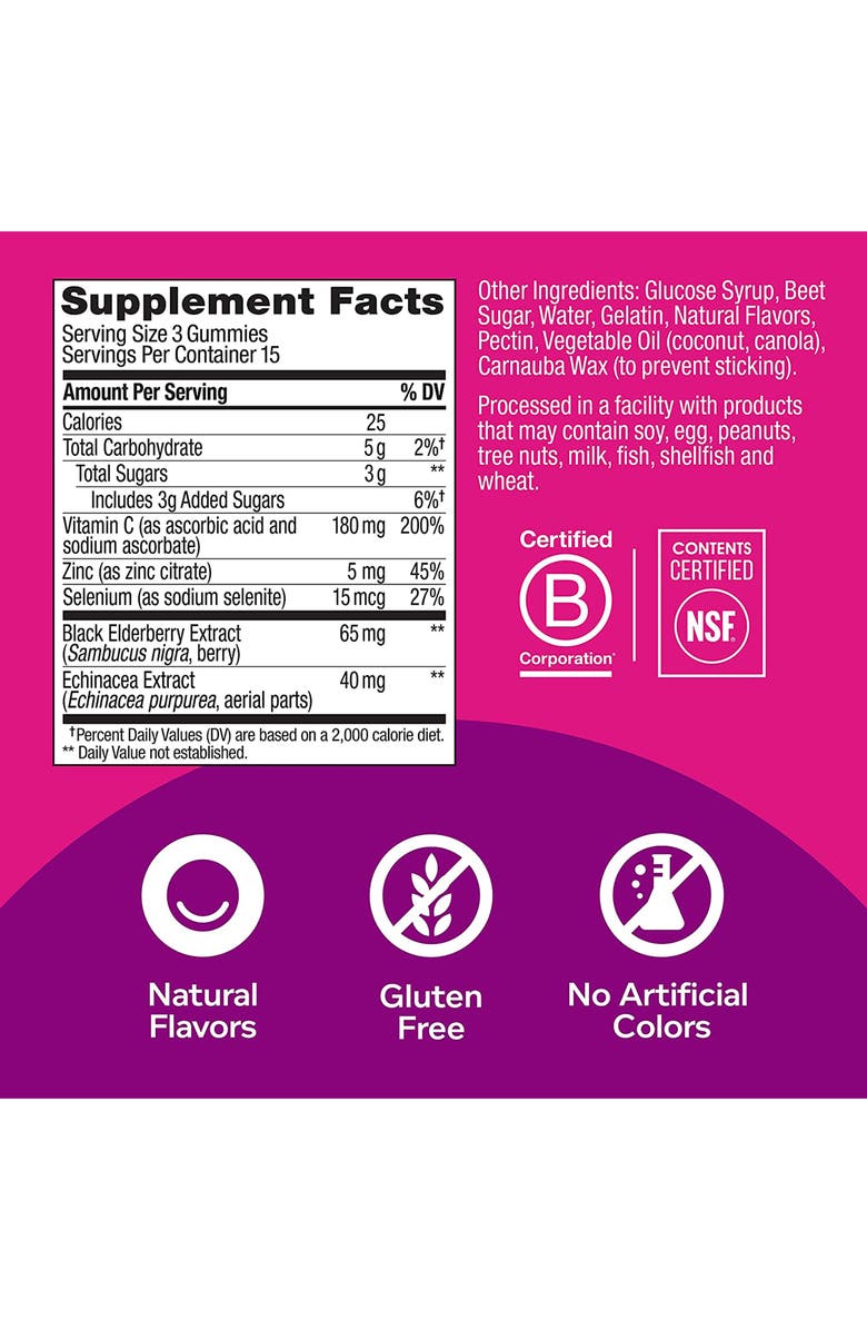 OLLY Active Immunity Vitamin Gummies | Nordstromrack