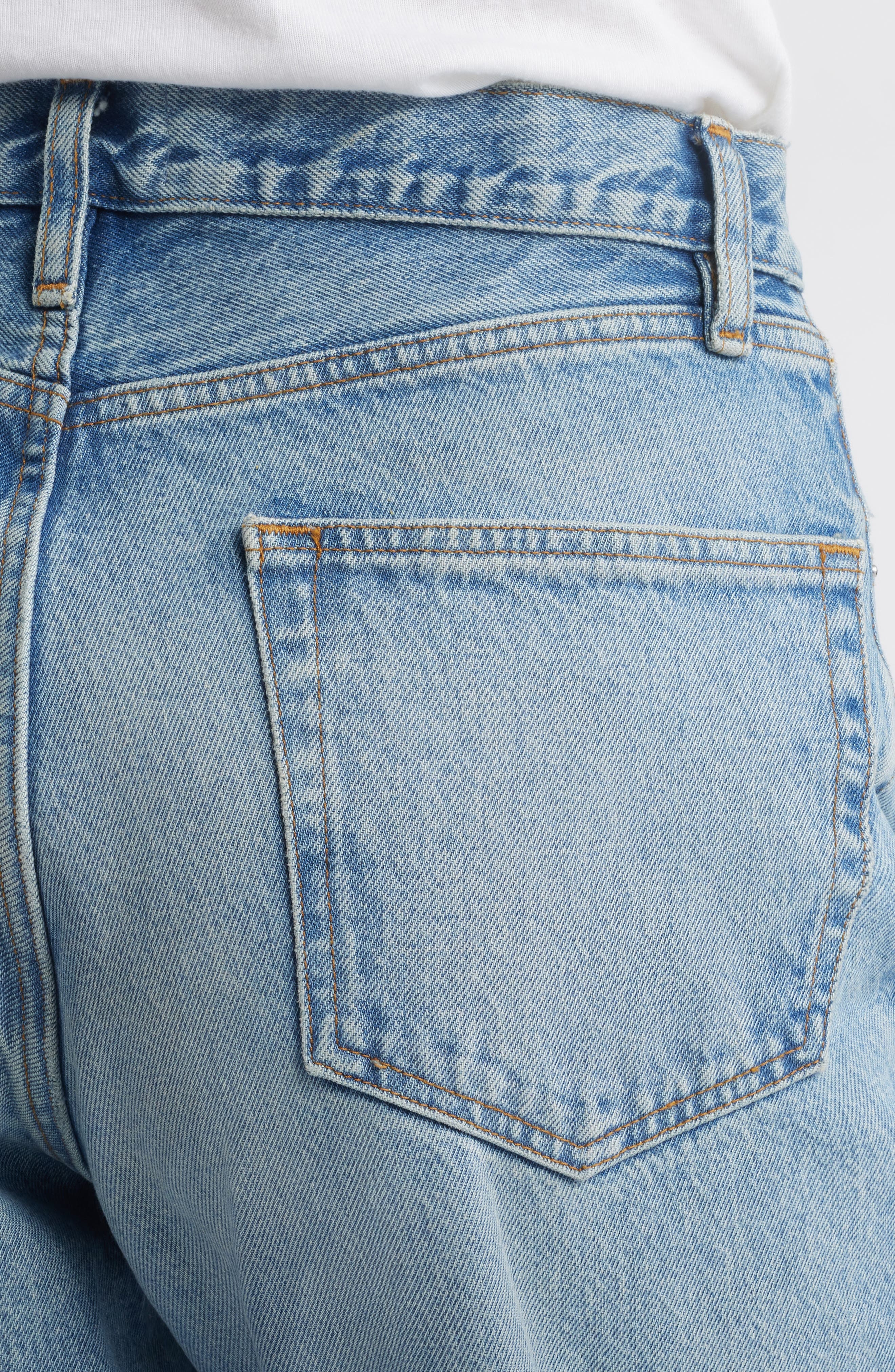 FRAME The Vertical High Waist Relaxed Straight Leg Jeans | Nordstromrack