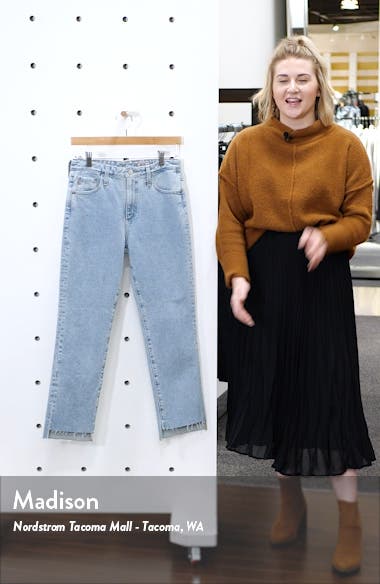 AG The Isabelle High Waist Step Hem Ankle Jeans | Nordstromrack