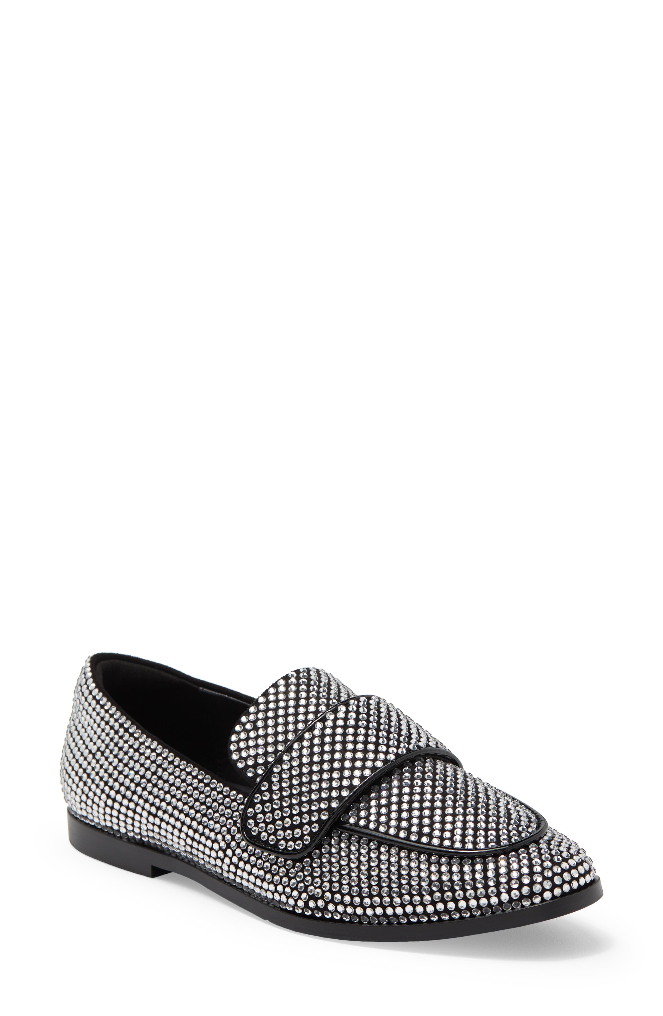 Jeffrey Campbell Velvit Crystal Embellished Loafer (Women) | Nordstromrack