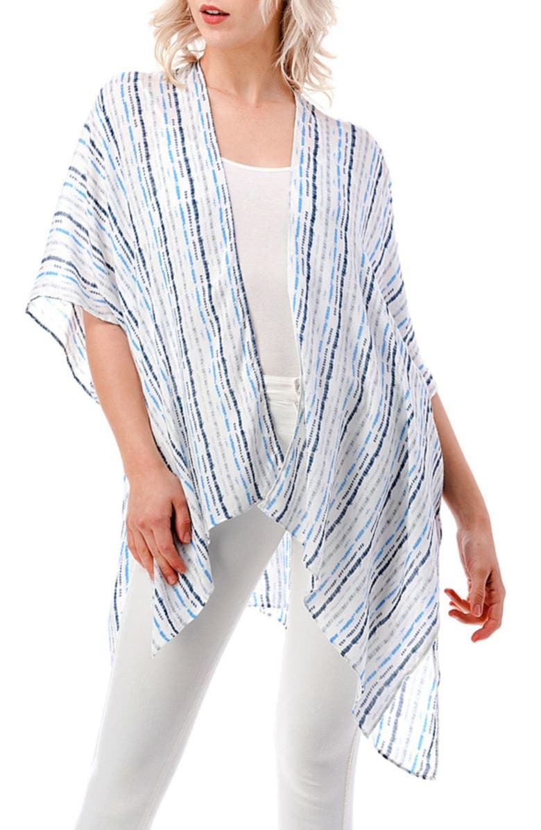 MARCUS ADLER Tie Dye Stripe Print Topper | Nordstromrack