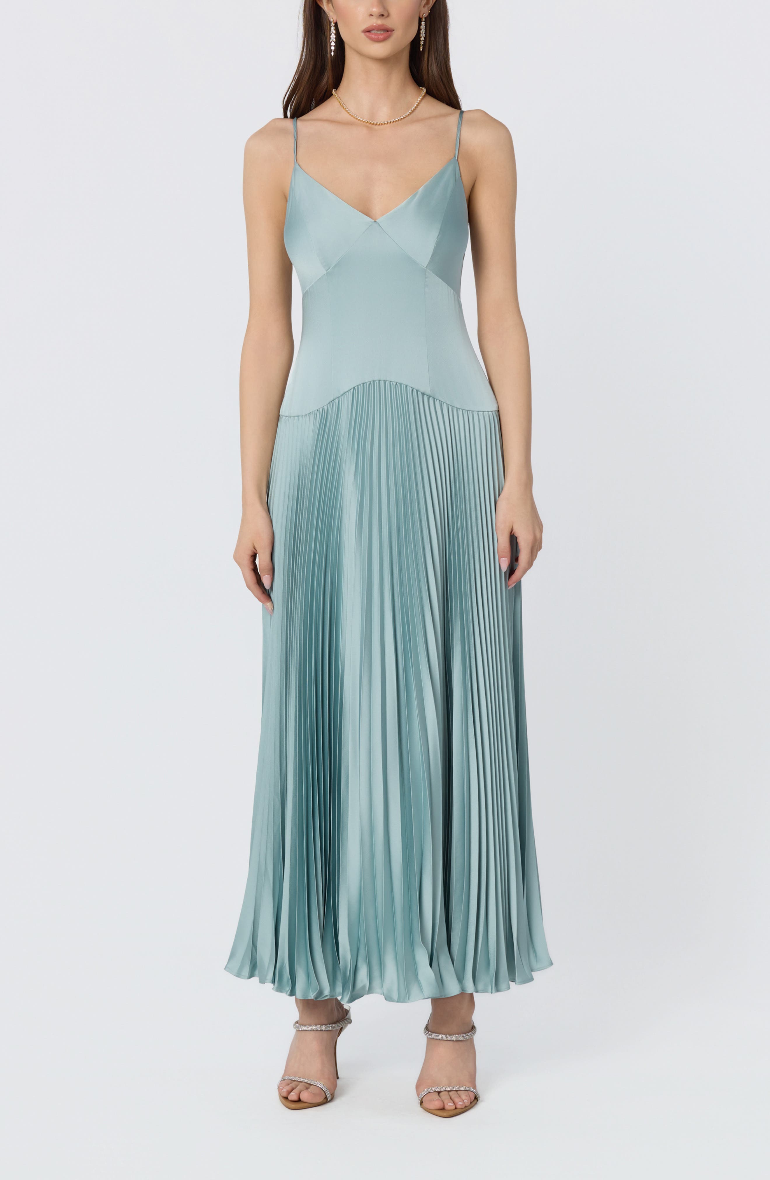 ASTR the Label Pleated Drop Waist Dress | Nordstrom