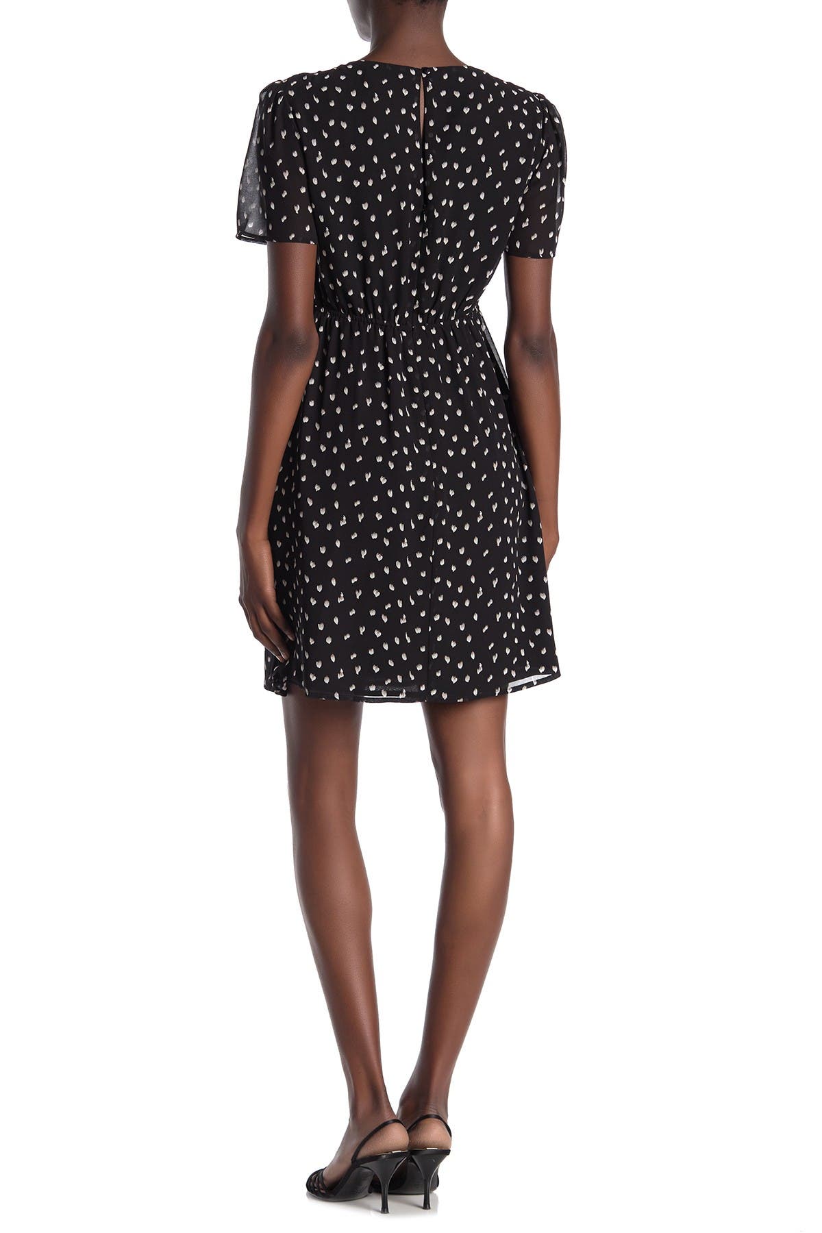 SUGARLIPS Indiana Keyhole Cutout Short Sleeve Dress | Nordstromrack