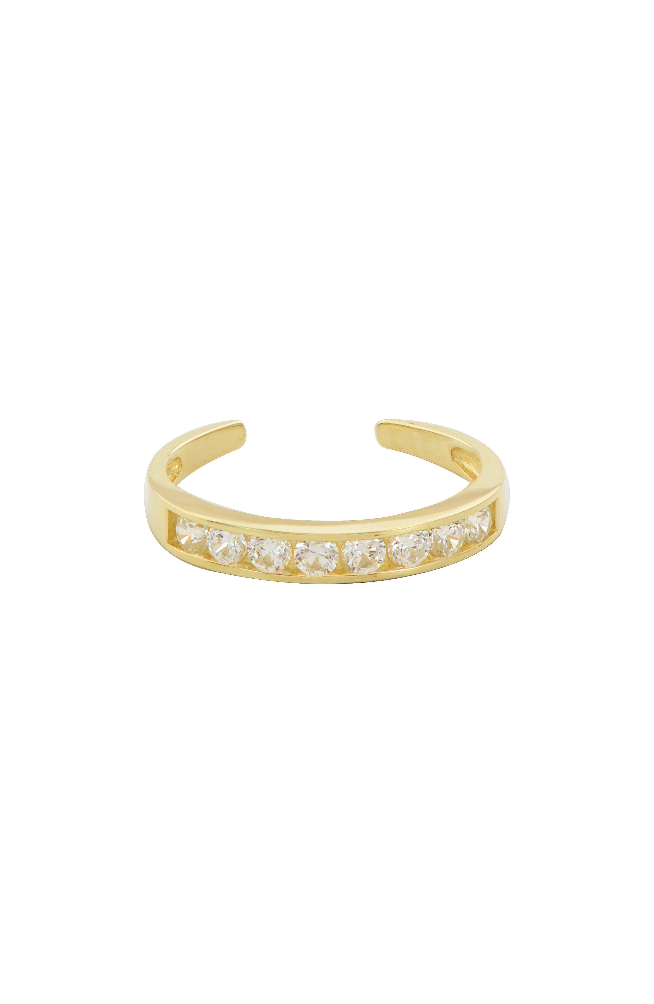 CANDELA JEWELRY 10K Gold CZ Toe Ring (Women) | Nordstromrack
