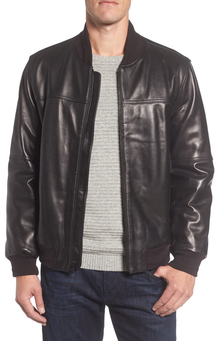 Marc New York Summit Leather Jacket | Nordstromrack