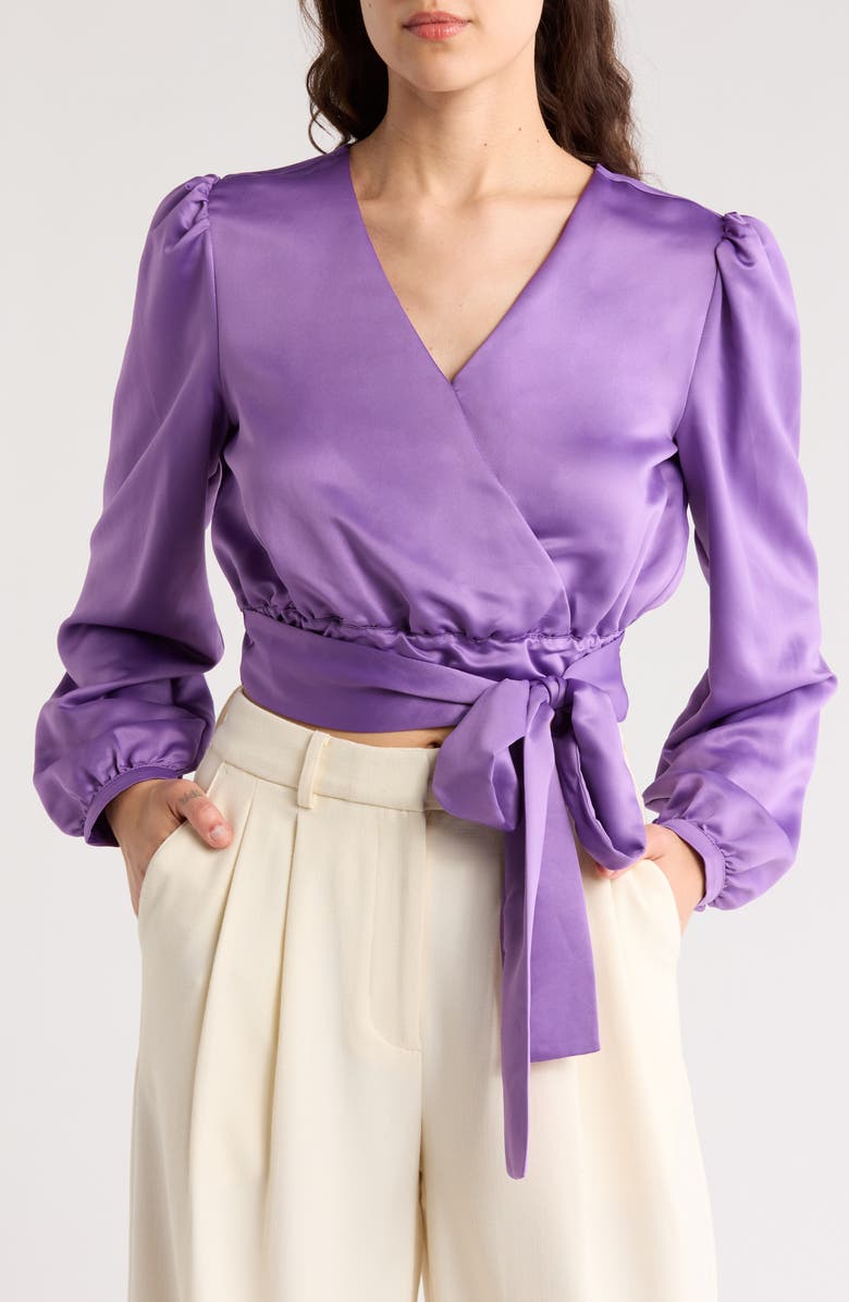 BOSS Orange Banella Woven Crop Top | Nordstromrack