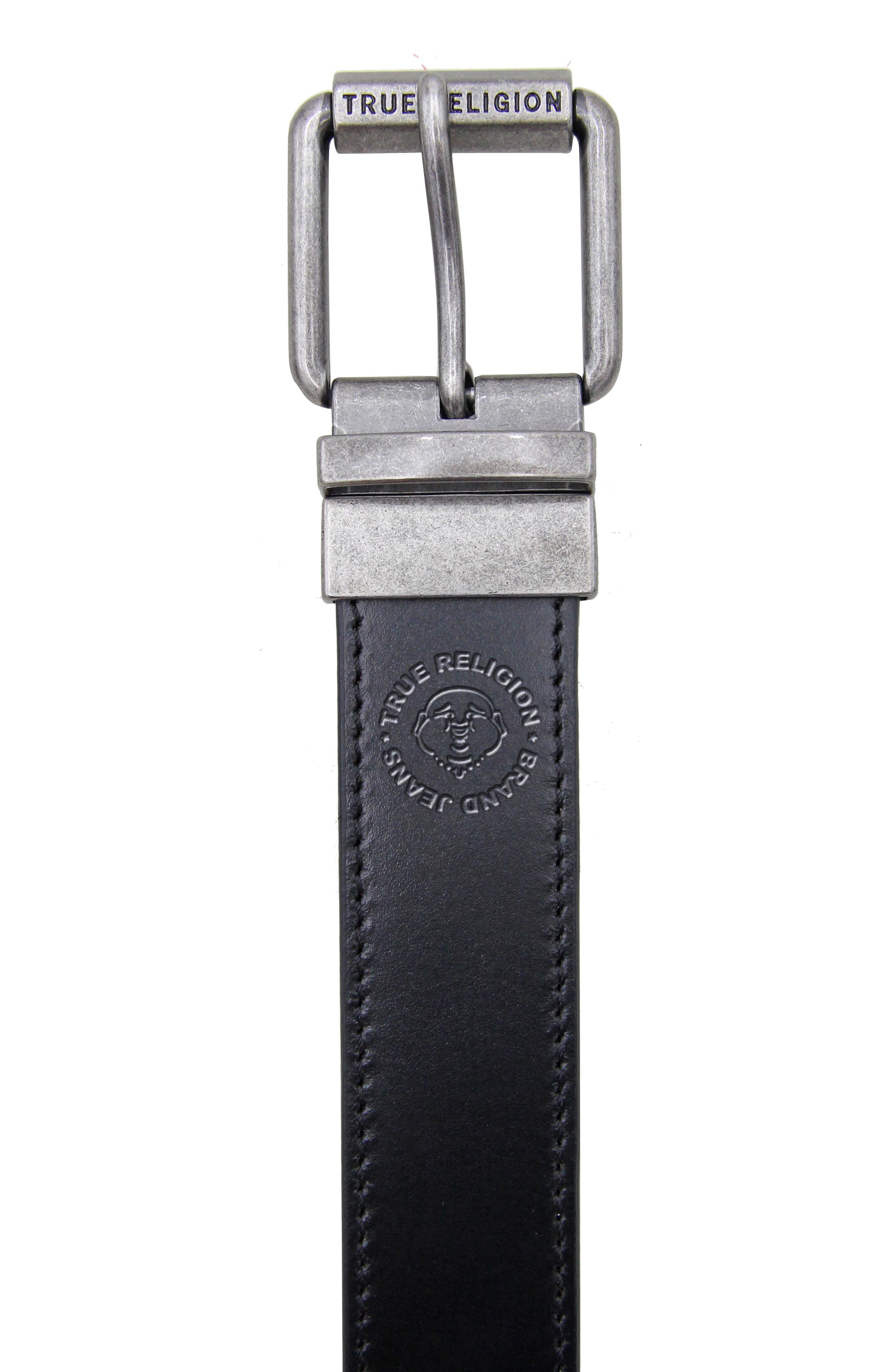 True Religion Brand Jeans Chuck Roller Reversible Belt | Nordstromrack