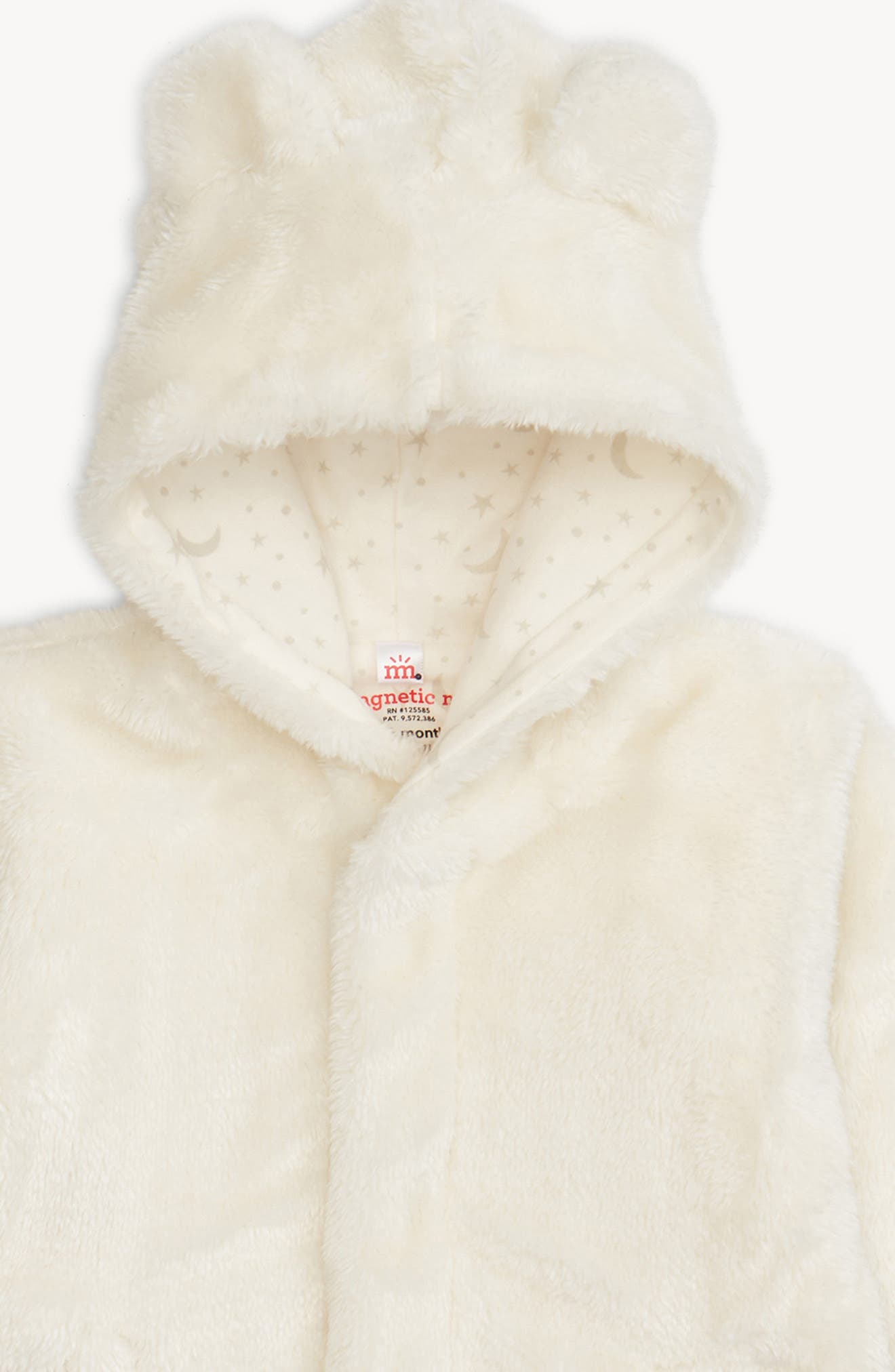 Magnetic Me Cloudy Minky Faux Fur Bear Hooded Jacket | Nordstromrack