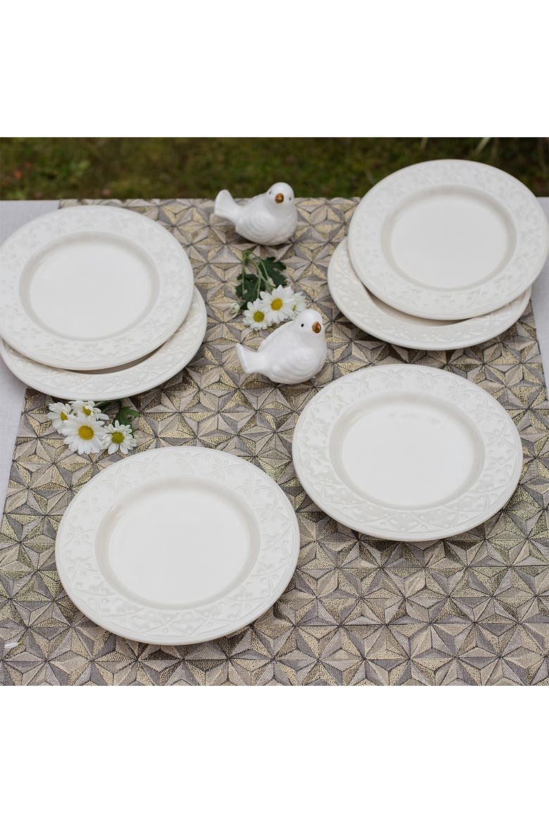 Mendi 6 Medium 7.87" Salad Plates - Ivory | Nordstromrack