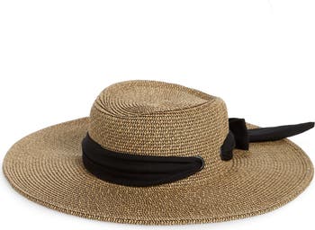 San Diego Hat Straw Gondolier Hat with Scarf Bow | Nordstrom