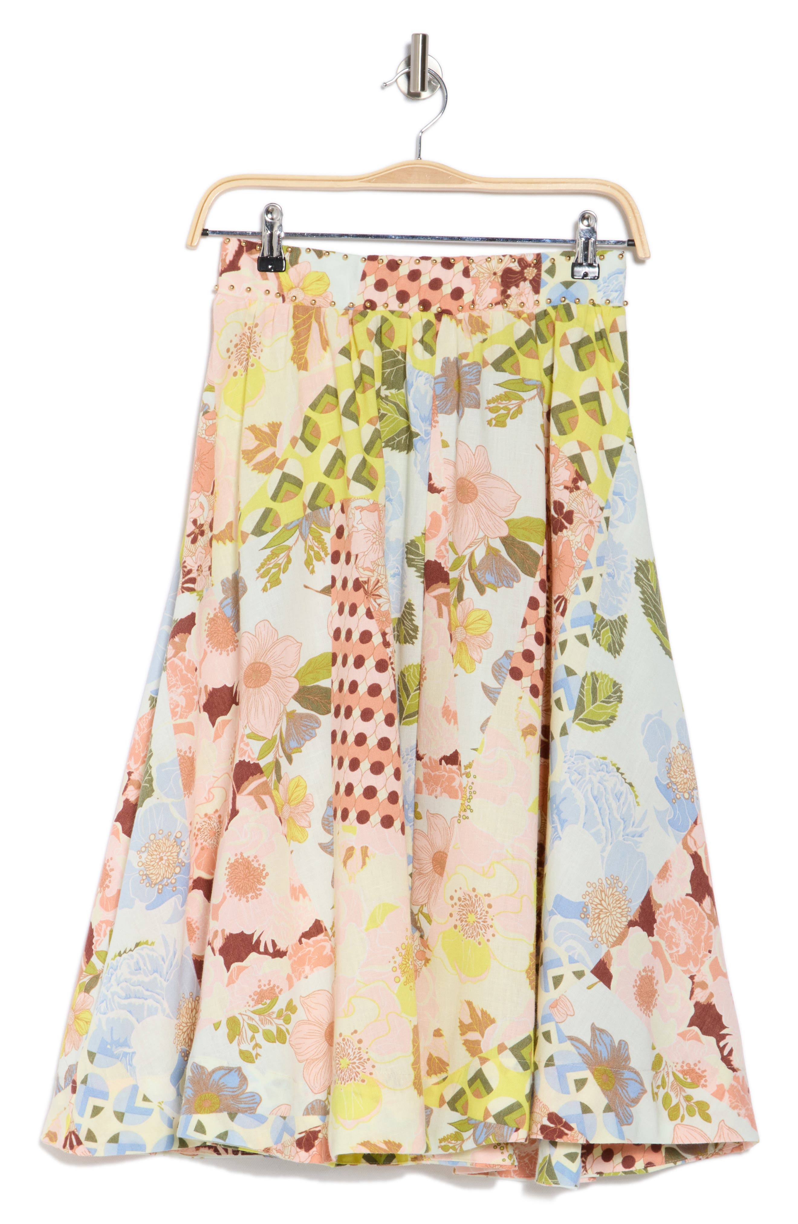 BY DESIGN Hanni Printed Midi Skirt | Nordstromrack