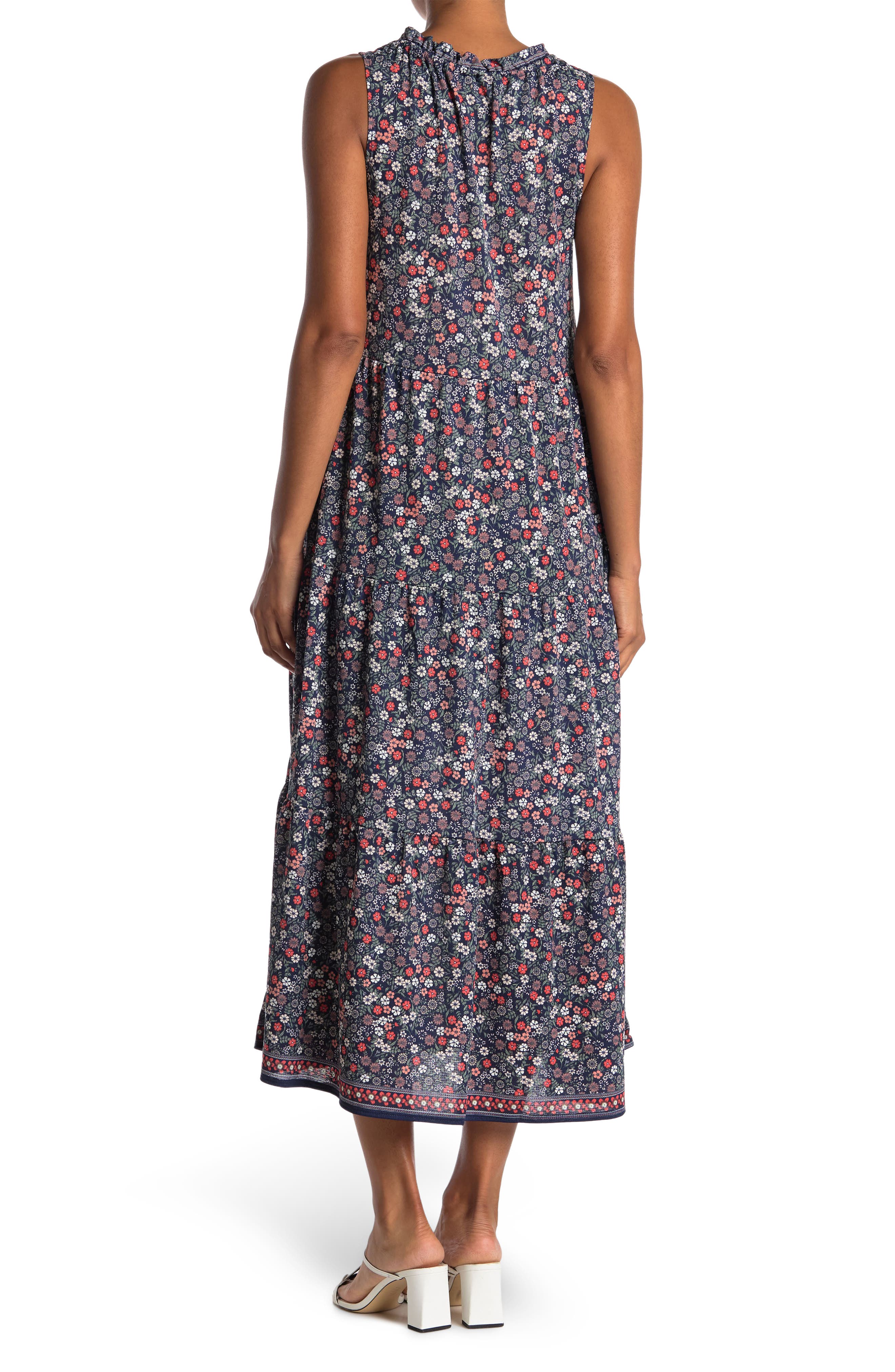 MAX STUDIO Texture Jersey Midi Dress | Nordstromrack