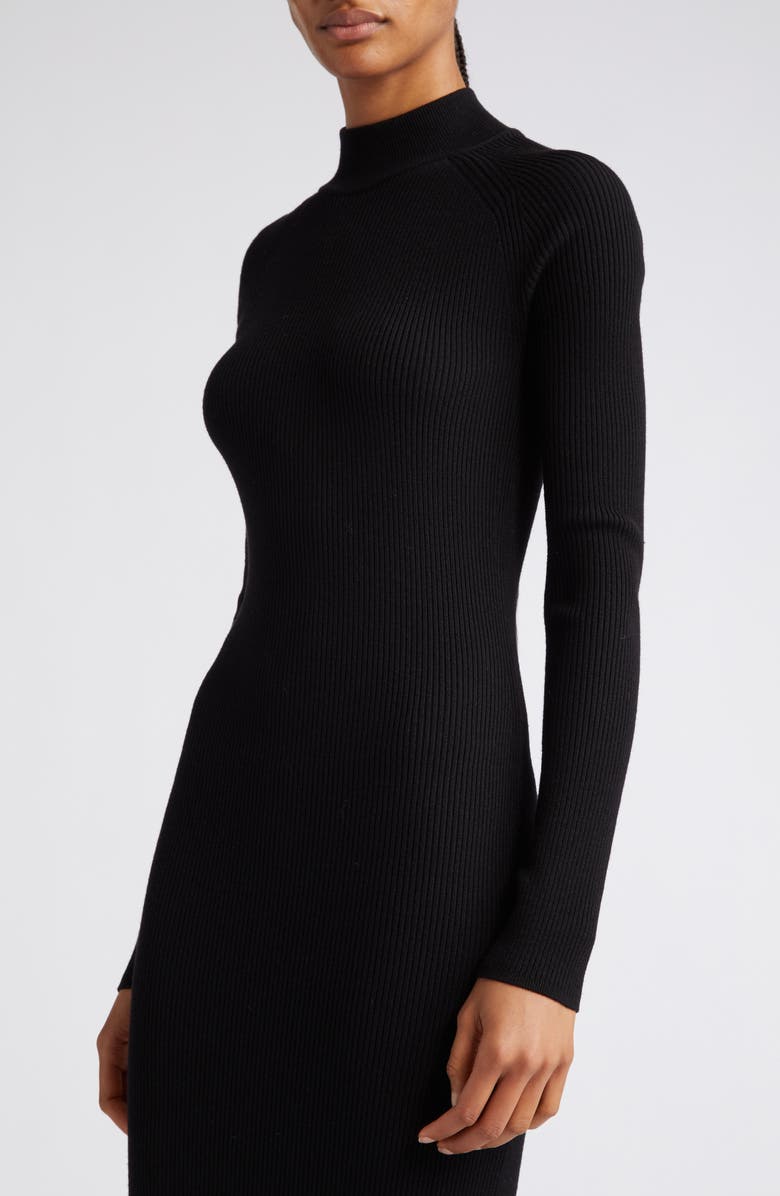 Max Mara Desio Long Sleeve Virgin Wool Blend Sweater Dress | Nordstromrack