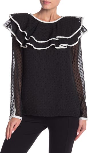 Vertigo Paris Ruffle Long Sleeve Blouse | Nordstromrack