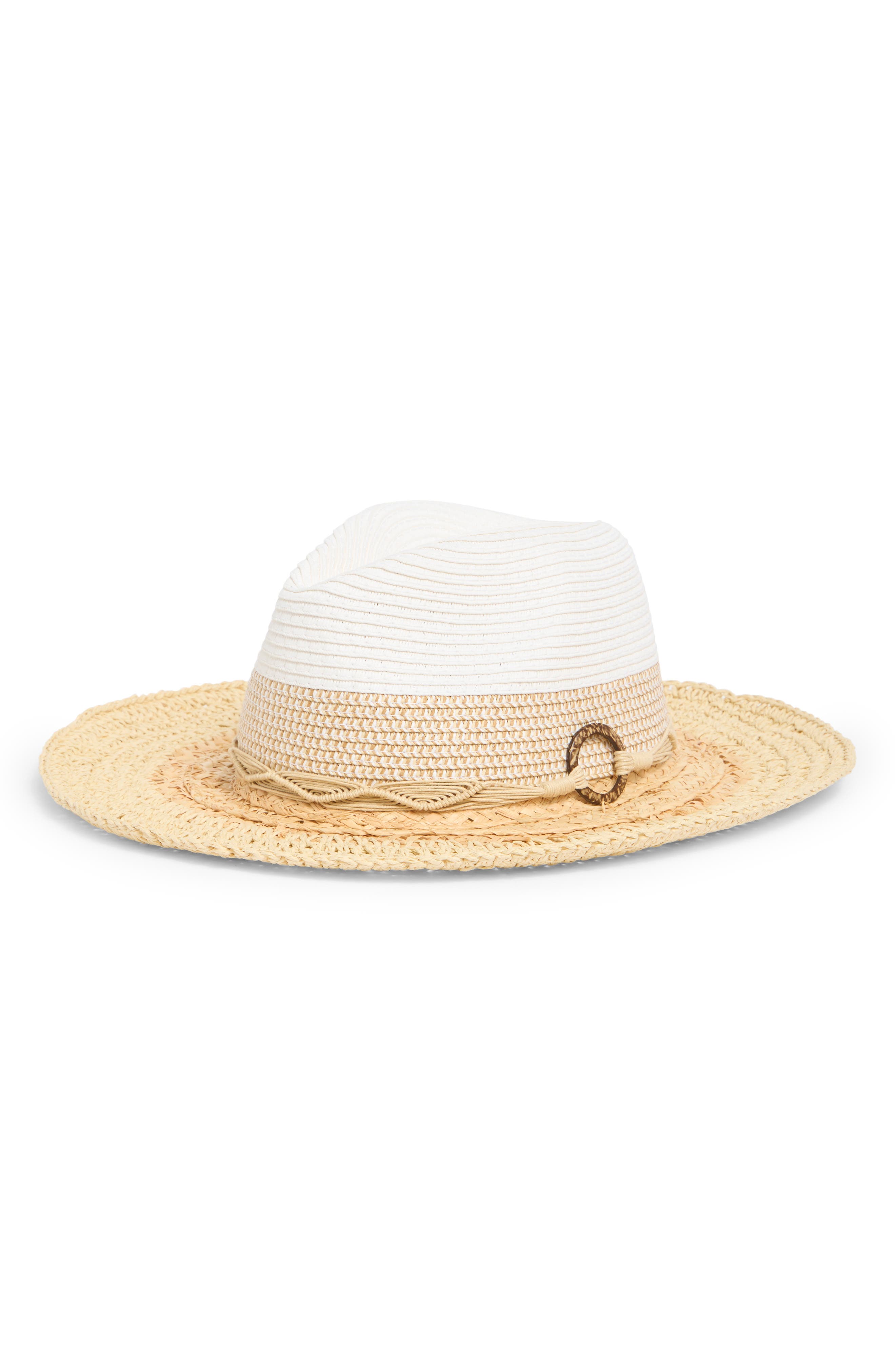 Scala Two-Tone Fedora Hat | Nordstromrack
