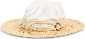 Scala Two-Tone Fedora Hat | Nordstromrack