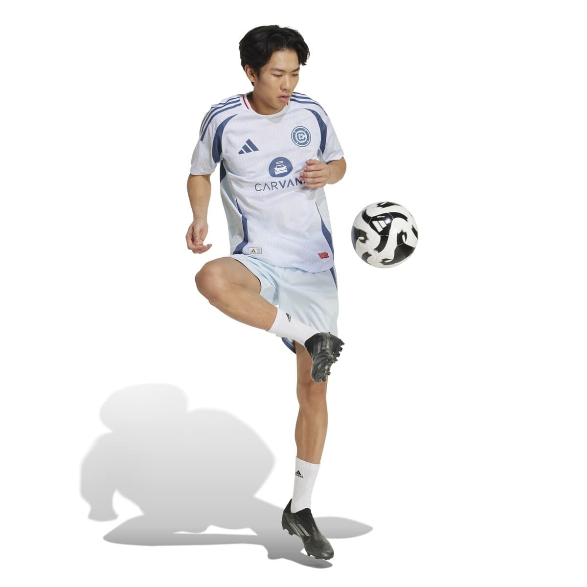 adidas Men's adidas Light Blue Chicago Fire Away 2025 Municipal Device ...