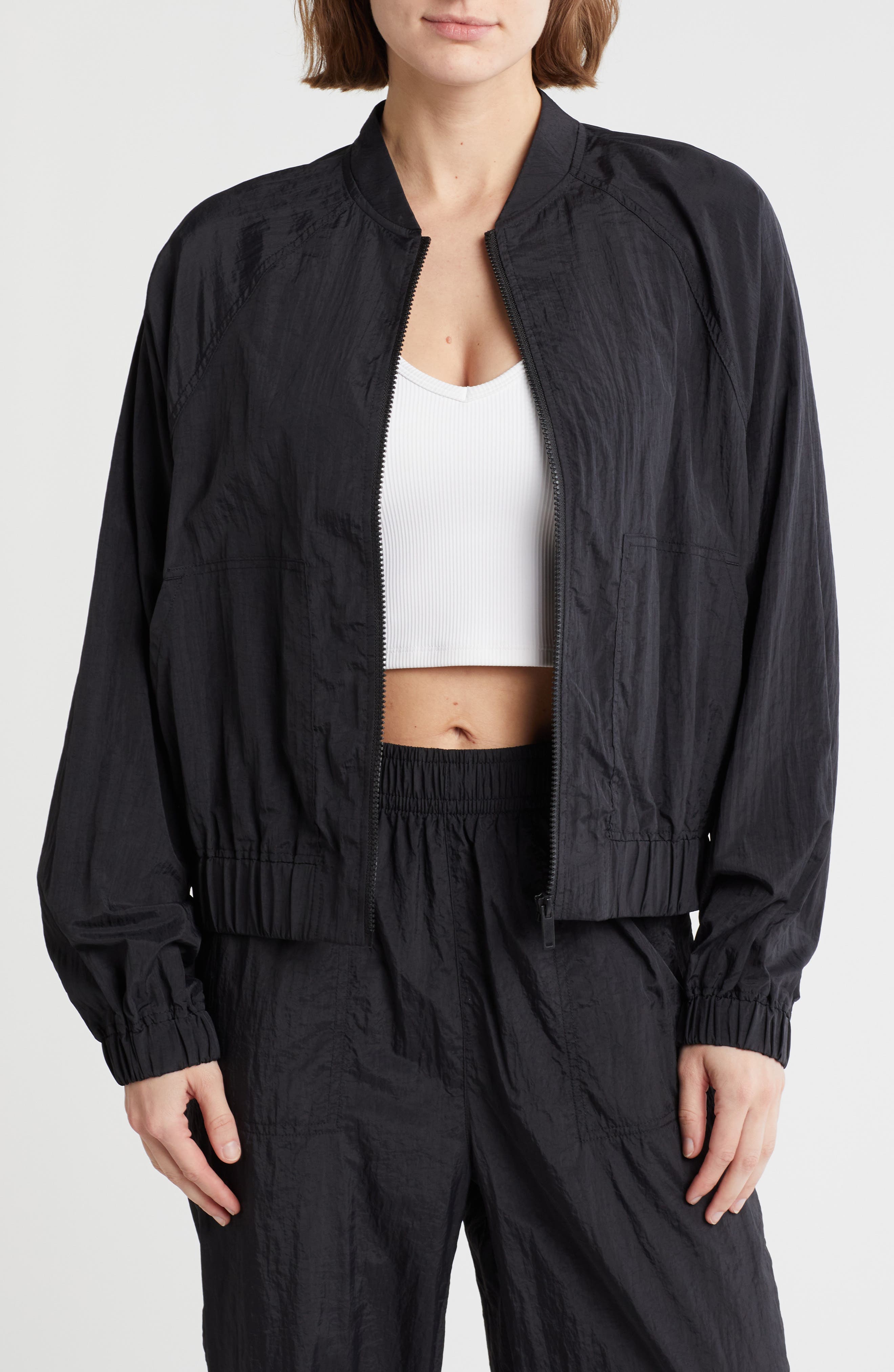 Z by Zella Kinetic Nylon Bomber Jacket | Nordstromrack