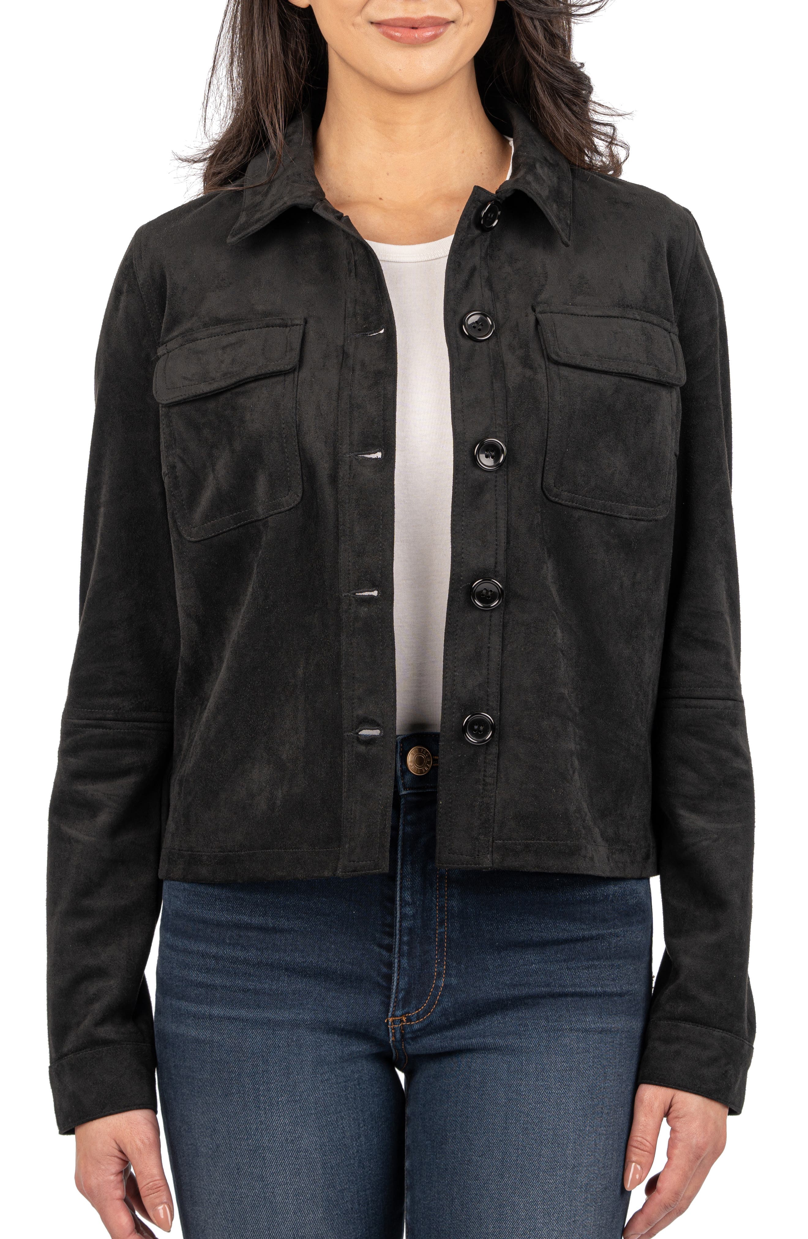 KUT from the Kloth Yara Faux Suede Jacket | Nordstrom