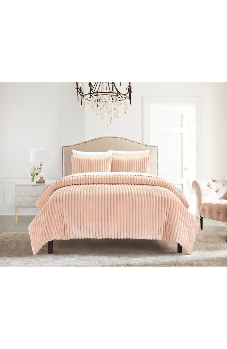 CHIC Fergus Channel Quilted Microplush 7-Piece Comforter Set - King ...