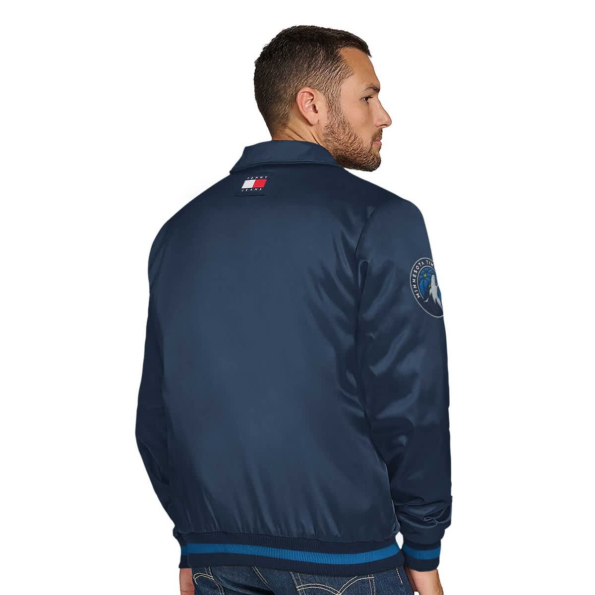 TOMMY JEANS Men's Tommy Jeans Navy Minnesota Timberwolves Jacob Chain ...