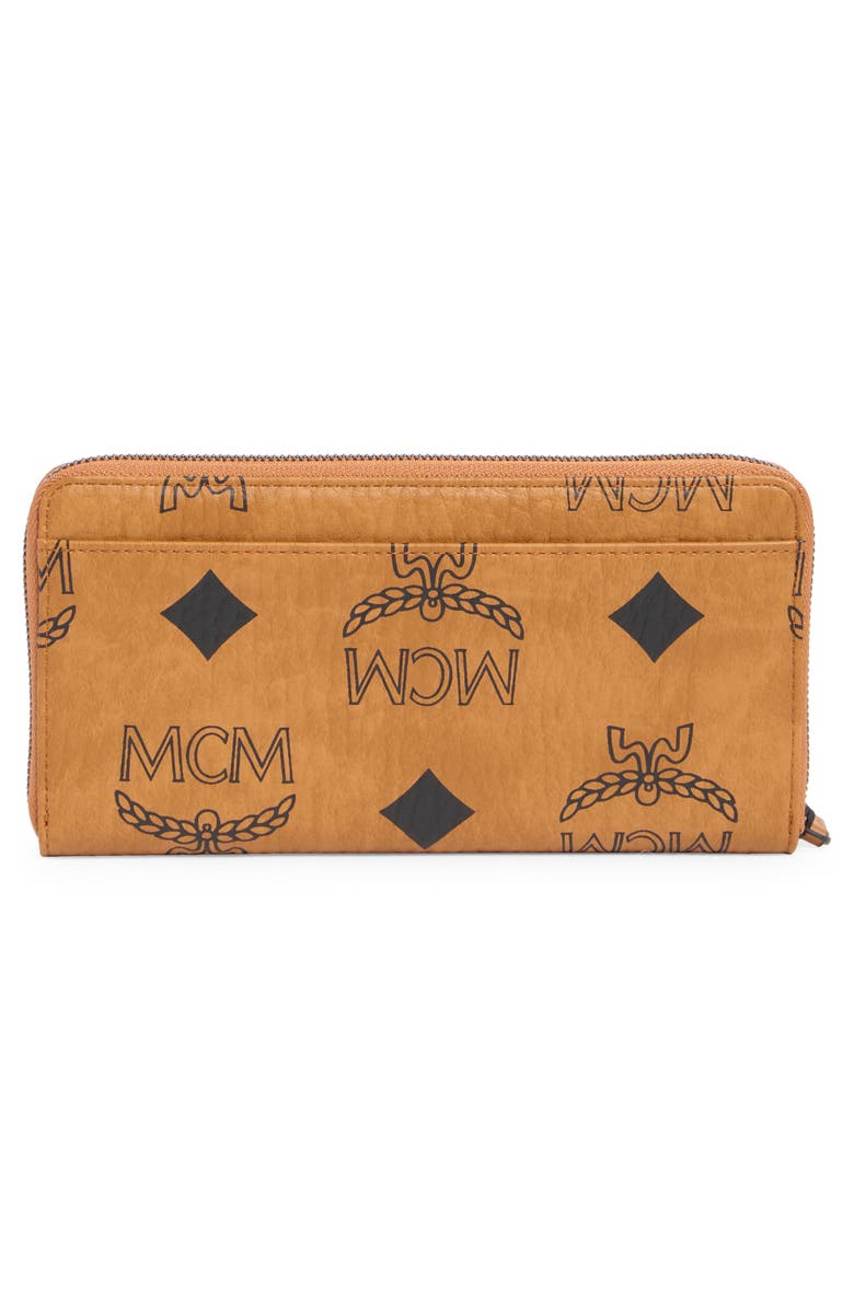 MCM Aren Leather Zip Wristlet Wallet | Nordstromrack